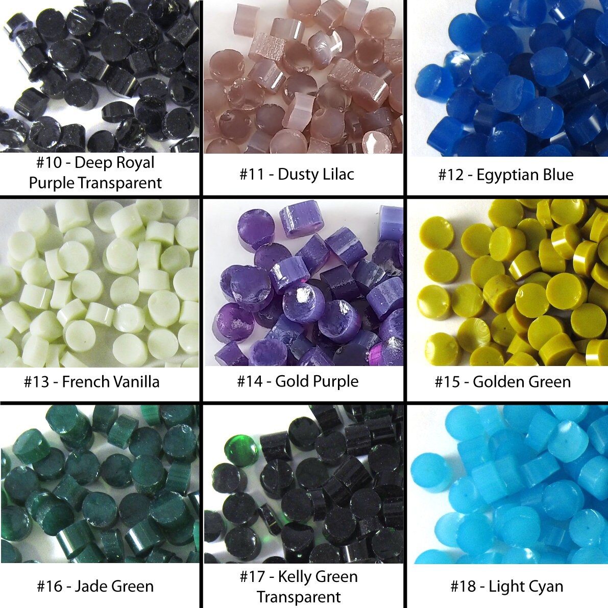 6mm Glass Dots - COE 90 Bullseye Glass - 33 Colors! - Etsy