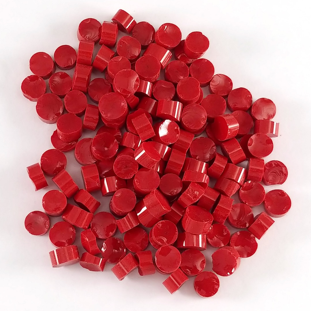 Cherry Red Semi-opal Dots, 1oz, COE 96 - D1511-96 - Etsy
