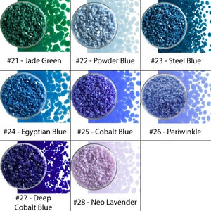 Coarse Opalescent Glass Frit - 47 Colors! Bullseye COE 90 Fusible - Etsy