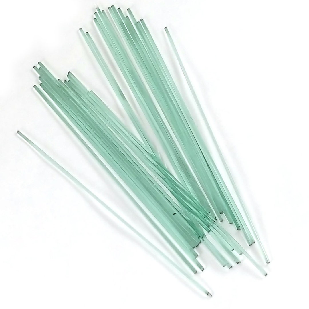 Sea Green Trans COE 96 Stringer Sample - S-281-96 Oceanside Glass ...