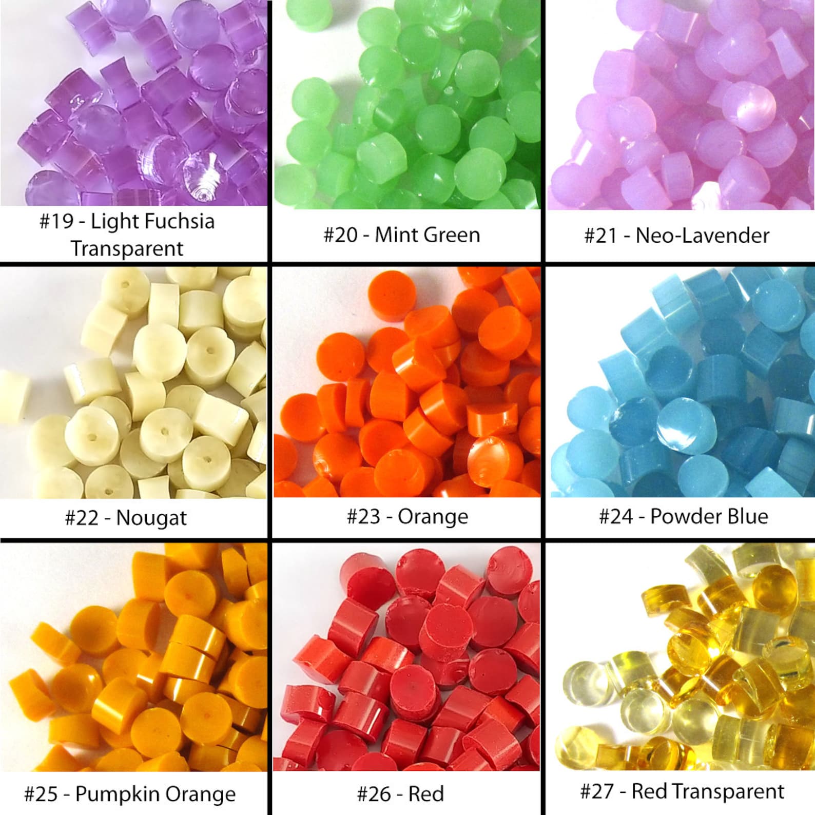 6mm Glass Dots - COE 90 Bullseye Glass - 33 Colors! - Etsy