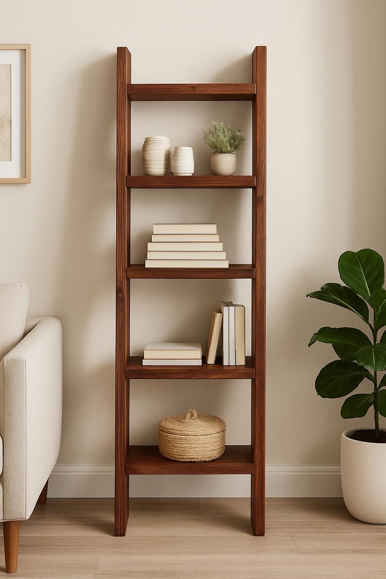 Rustic Wooden Ladder Rack - Etsy