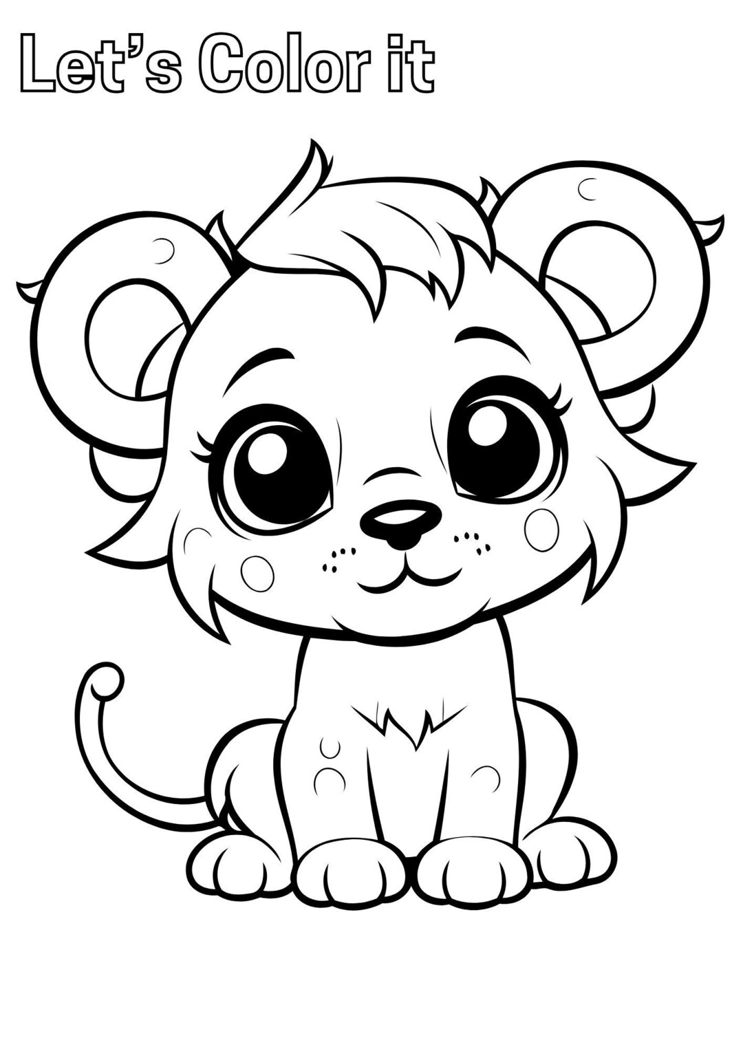 Fun Animal Coloring Pages: Preschool & Toddler Activity (PDF Download ...