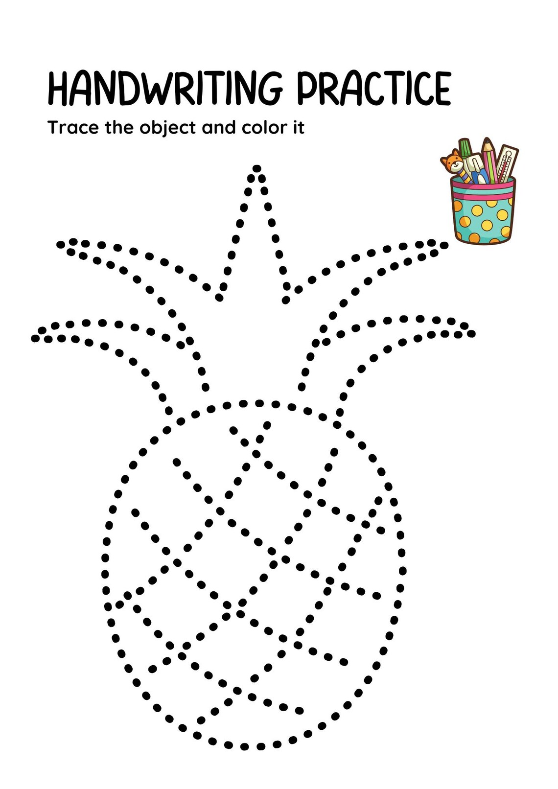 Best Tracing and Colour It Sheets for Preschooler 50 Pages, Instant ...