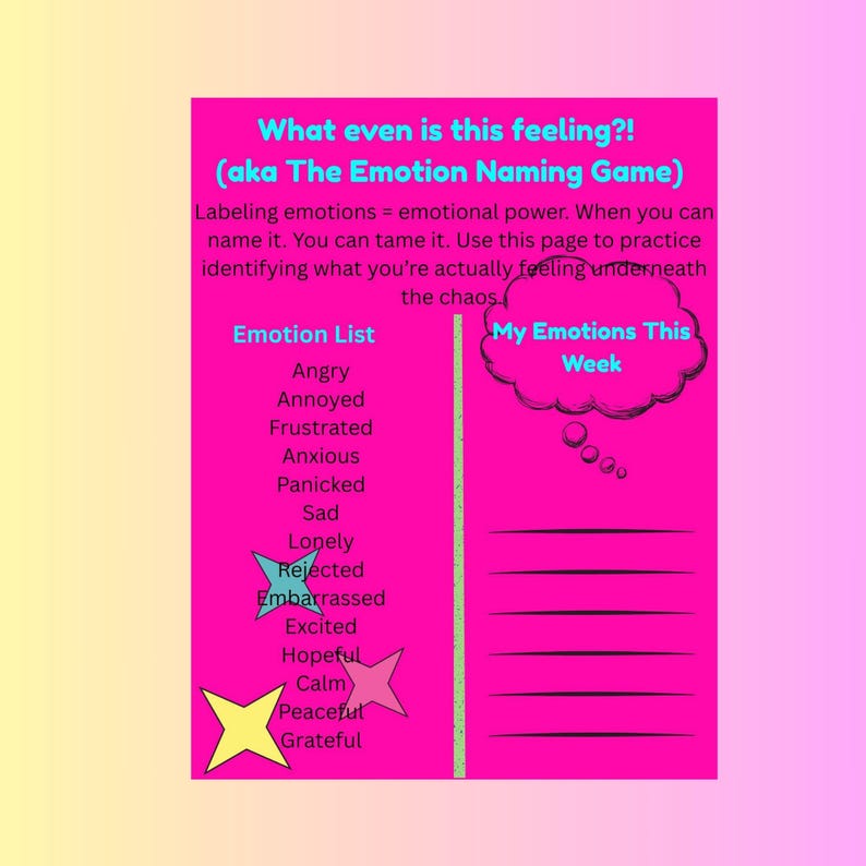DBT Emotion Regulation Workbook | Anxiety Coping Skills | Mental Health ...
