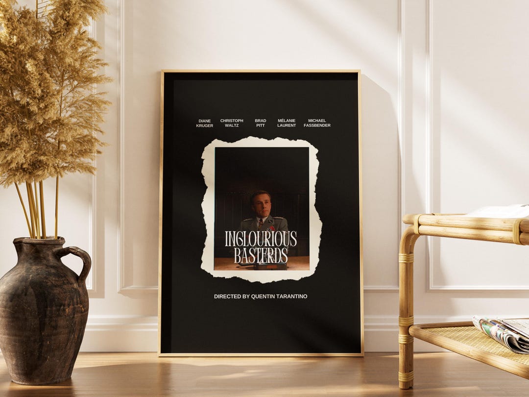 Inglourious Basterds Poster – Hans Landa, Tarantino Film Art - Etsy