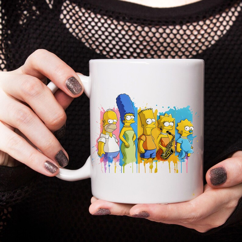 The Simpsons PNG Clipart – Homer, Marge, Bart, Lisa - Digital Download ...