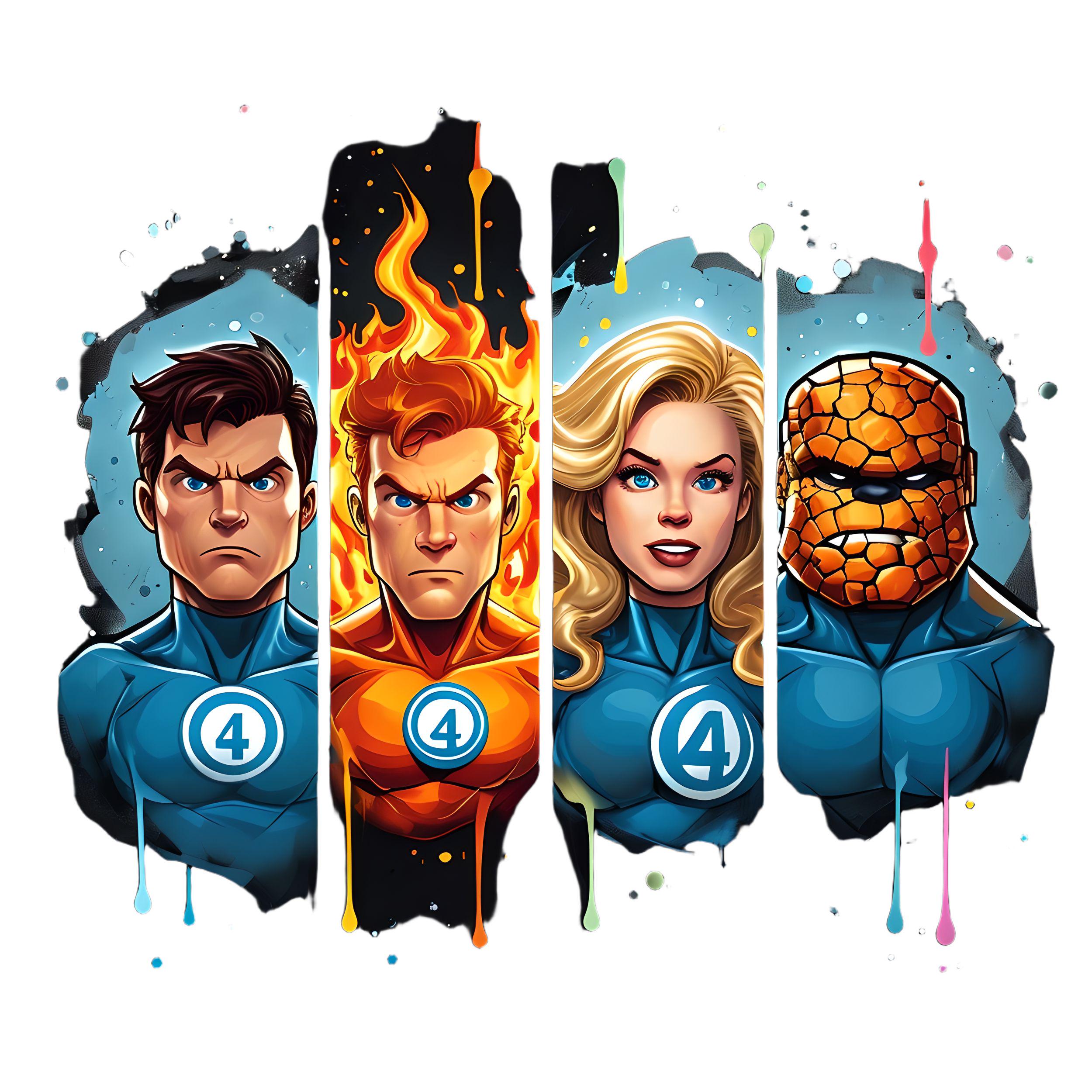 Fantastic Fever PNG Bundle | Superhero Clipart Set | Comic Style ...