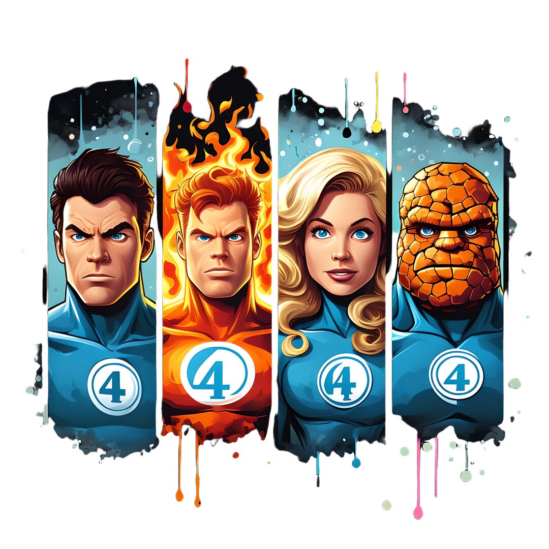 Fantastic Fever PNG Bundle | Superhero Clipart Set | Comic Style ...