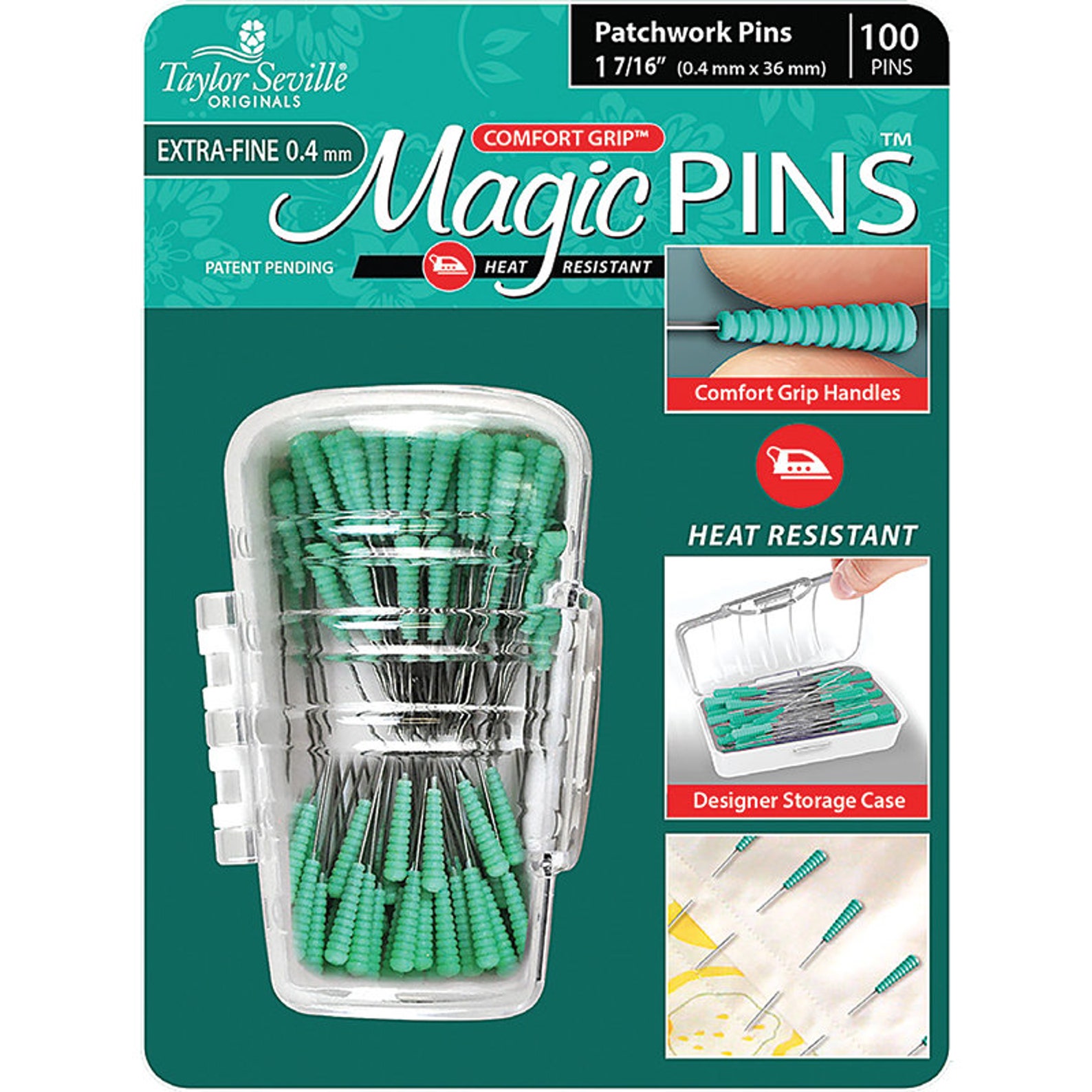 Magic Pins Patchwork Extra Fine 100 Ct - Etsy