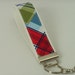Key Fob Made With Cotton Webbing and Fabric - Etsy
