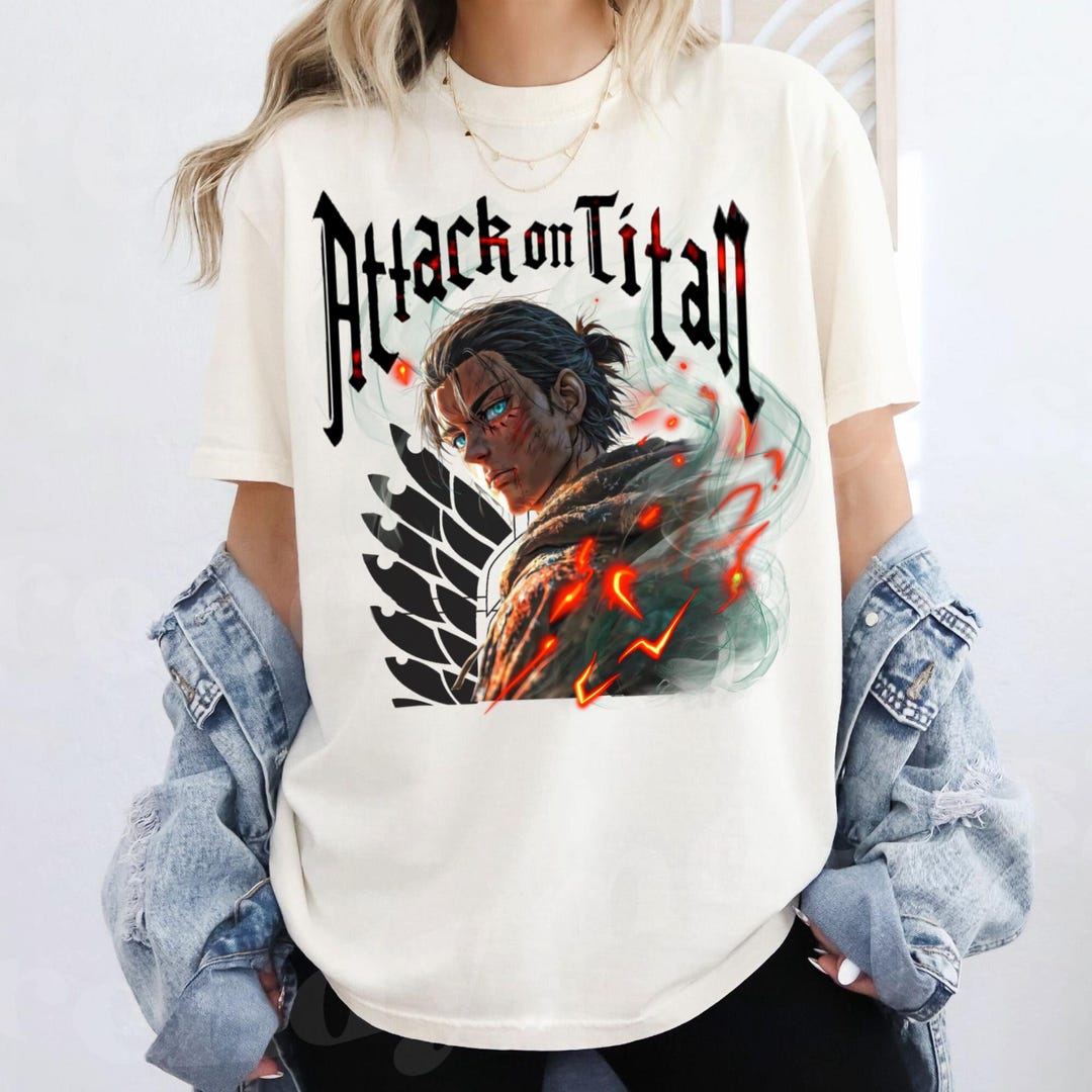 Attack on Titan Shirt, Levi Ackerman Shirt, Anime Shirts, Anime Gifts ...