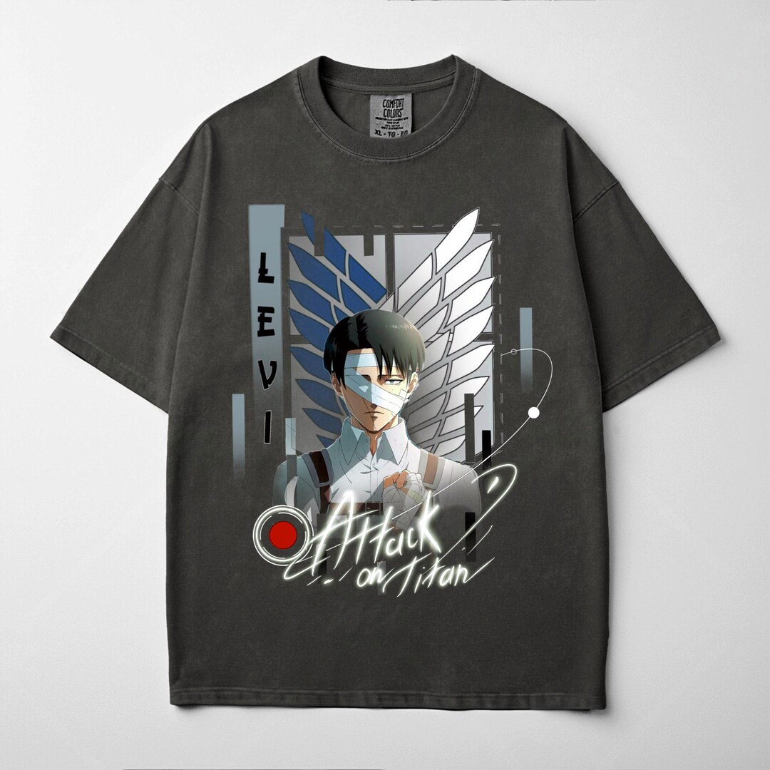 Attack on Titan Shirt, Levi Ackerman Shirt, Anime Shirts, Anime Gifts ...