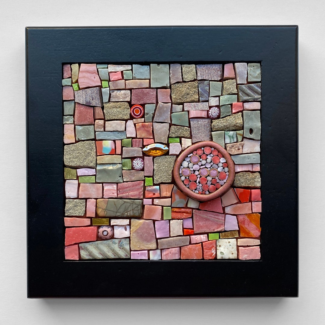 Mosaic "doodle" Wall Art - Etsy