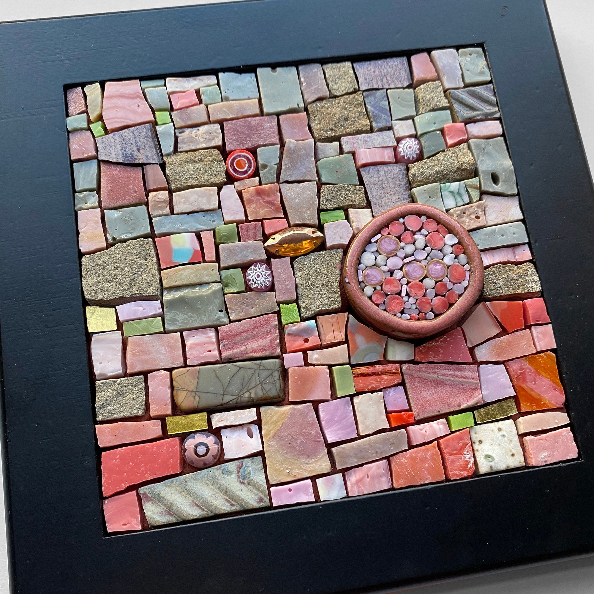 Mosaic "doodle" Wall Art - Etsy