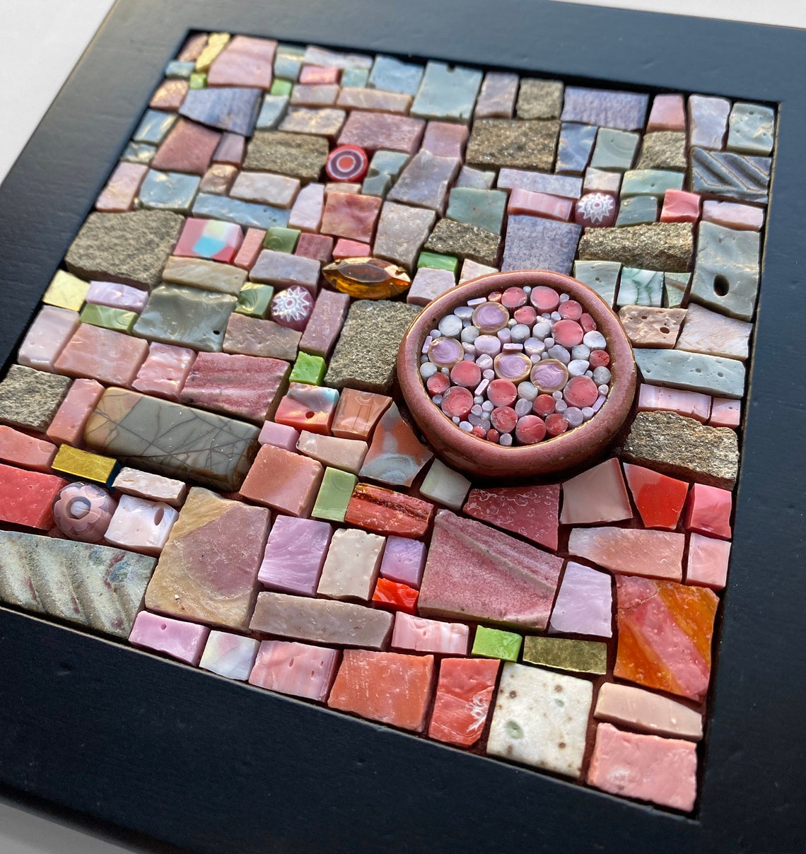 Mosaic "doodle" Wall Art - Etsy