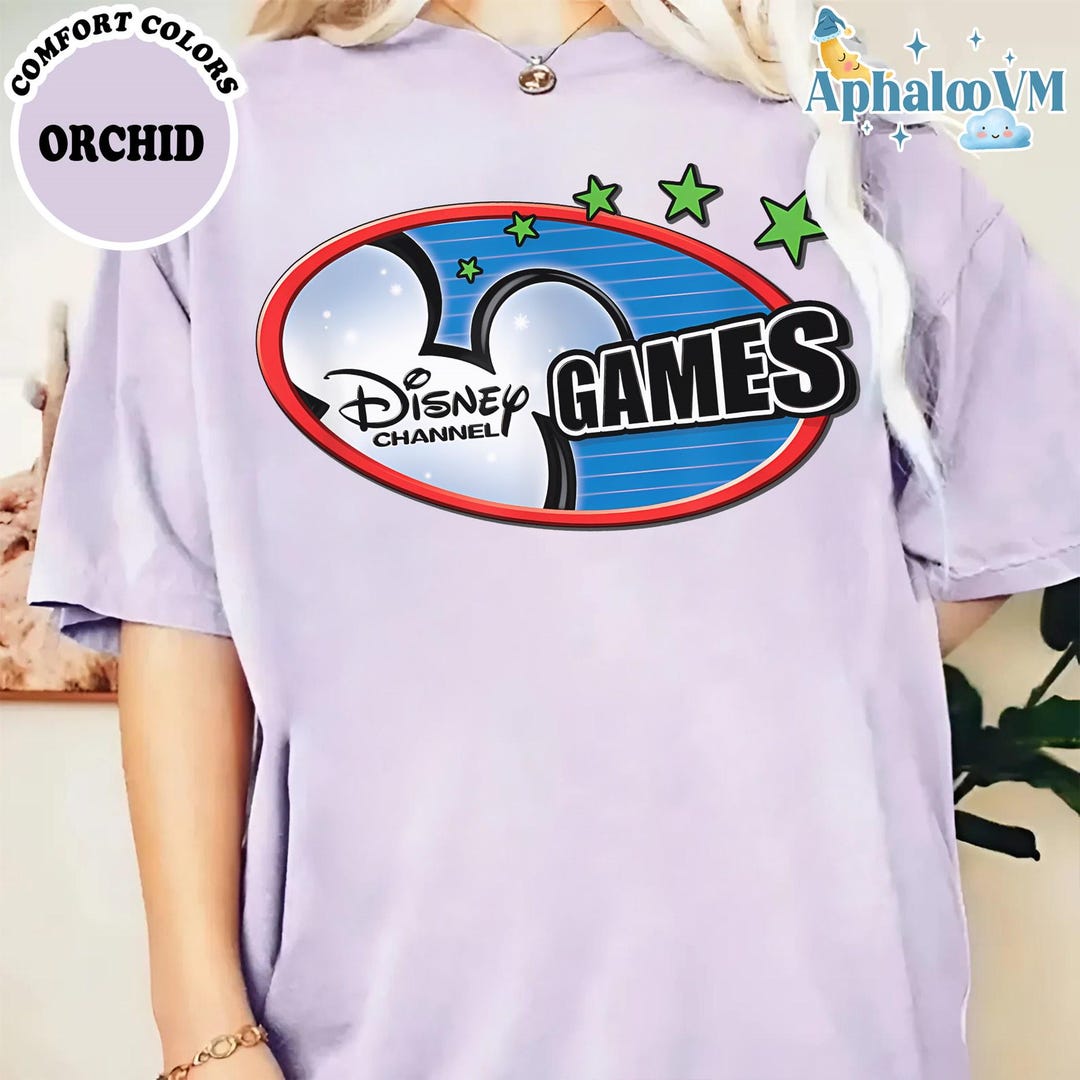 Retro Channel Games Logo Classic Squad Shirt, Disneyland Channel Games ...