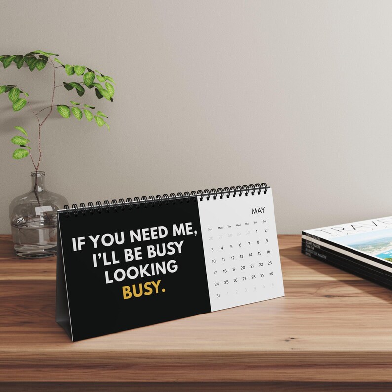 2026 Funny Office Humor Desk Calendar Personalized Funny Coworker Gift ...