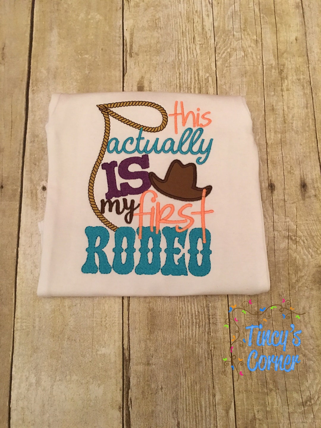 This is Actually My First Rodeo Girl Applique, Rodeo Applique - Etsy