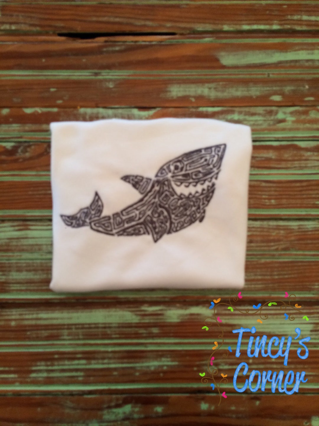 Shark Swirl Embroidery Animal Embroidery Summer Embroidery - Etsy