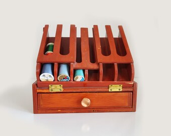 Vintage Brooks Thread Box Victorian Era - Etsy