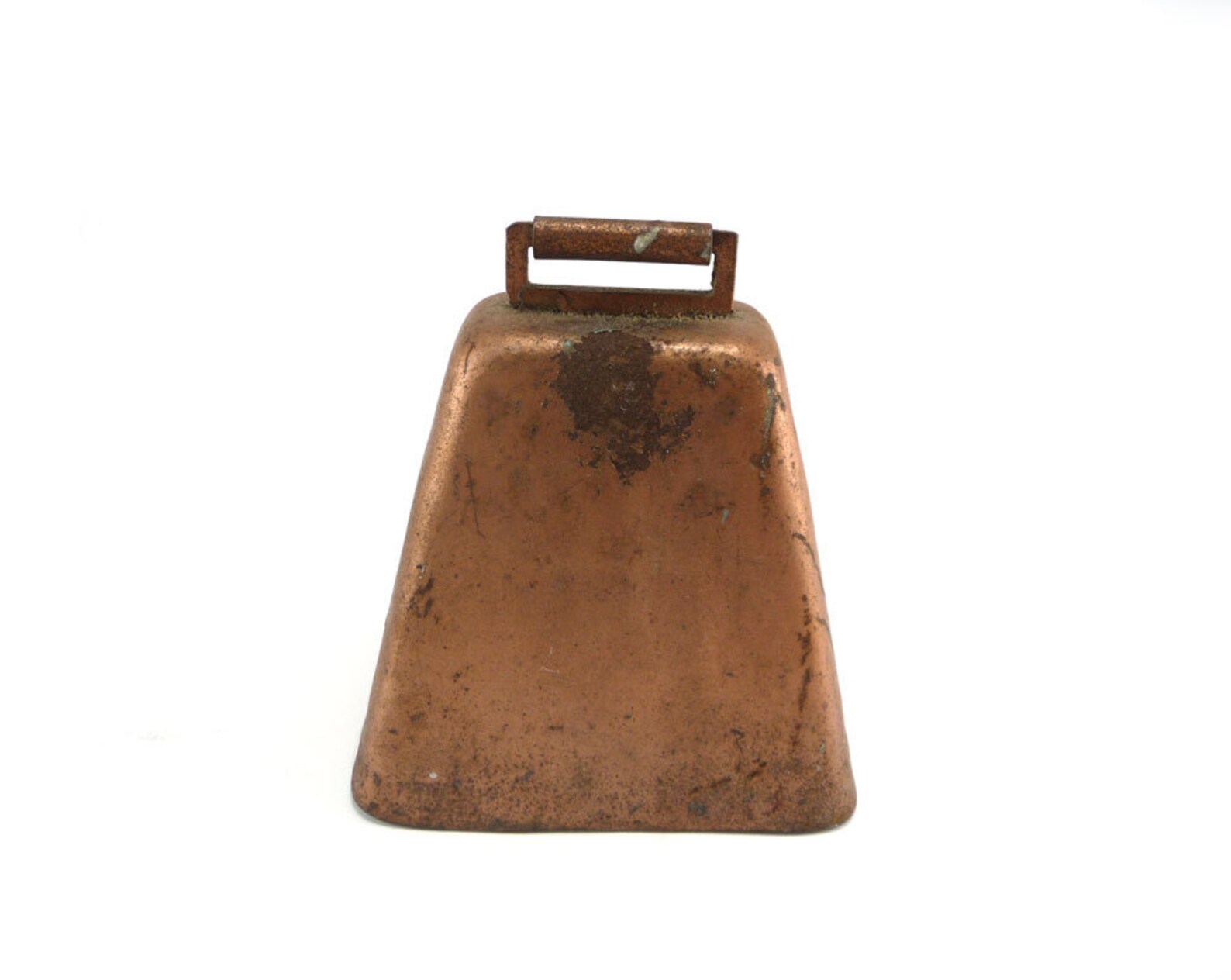 More Cowbell vintage copper cow bell rustic farmhouse home | Etsy