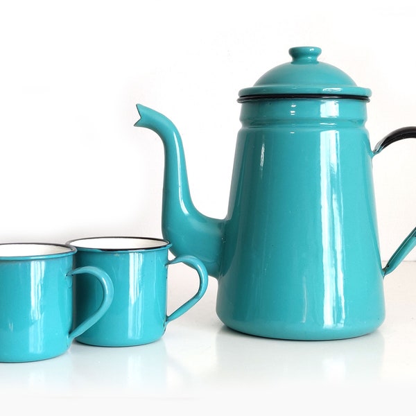 Enamelware Set - Etsy