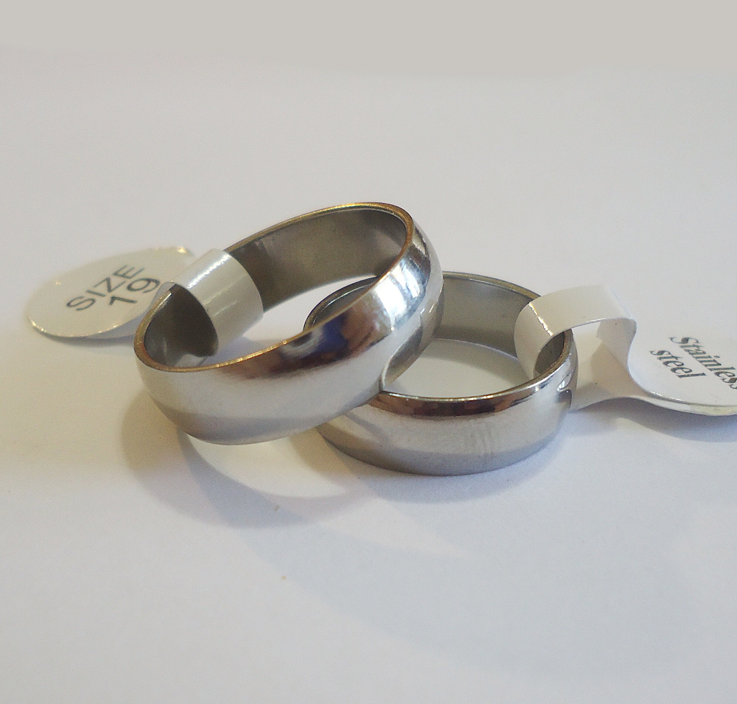 Stainless Steel Ring Blanks 6mm Band Size 7 8 9 10 Inner - Etsy