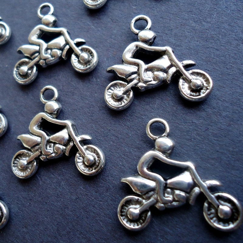 Dirt Bike Charm - Etsy