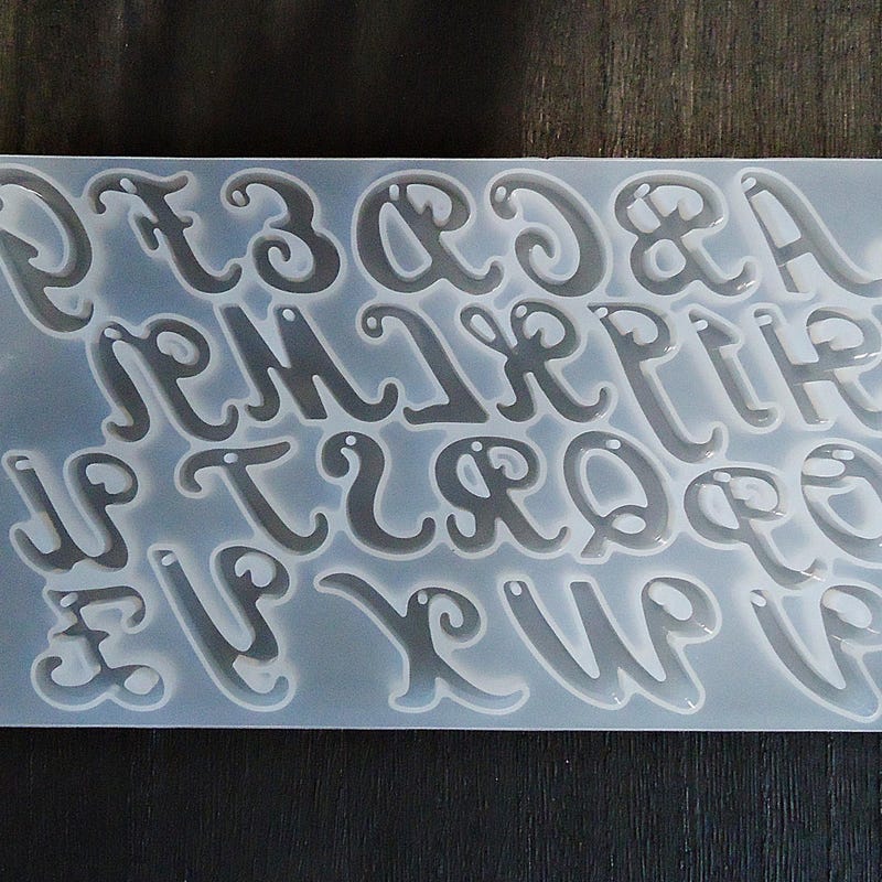Alphabet Fondant Mold - Etsy