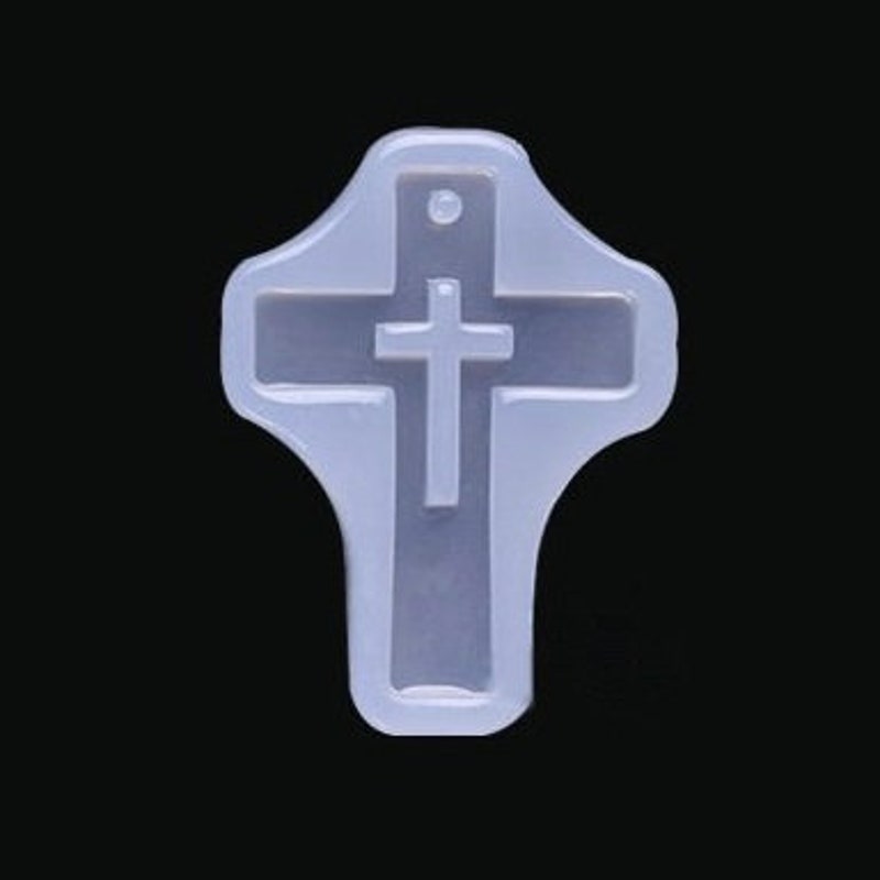 Resin Cross Necklace - Etsy