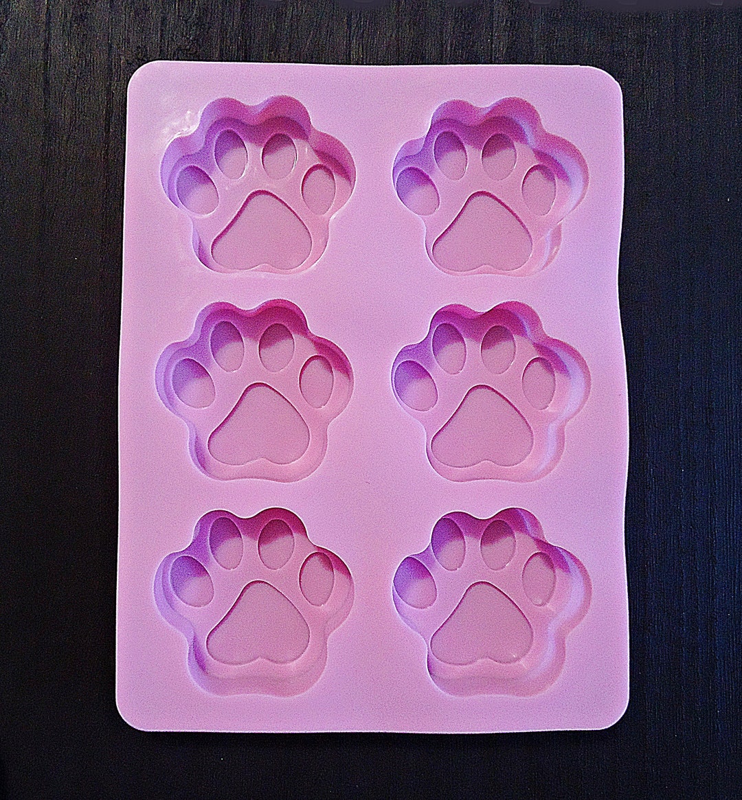 Food Grade Silicone Mold, Paws, Pawprints, Cat, Dog, Animal, Candy ...