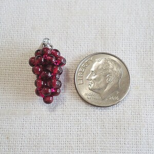 Garnet Cluster, Grape Bunch Pendant, Small Grape Pendant, Garnet Stone ...