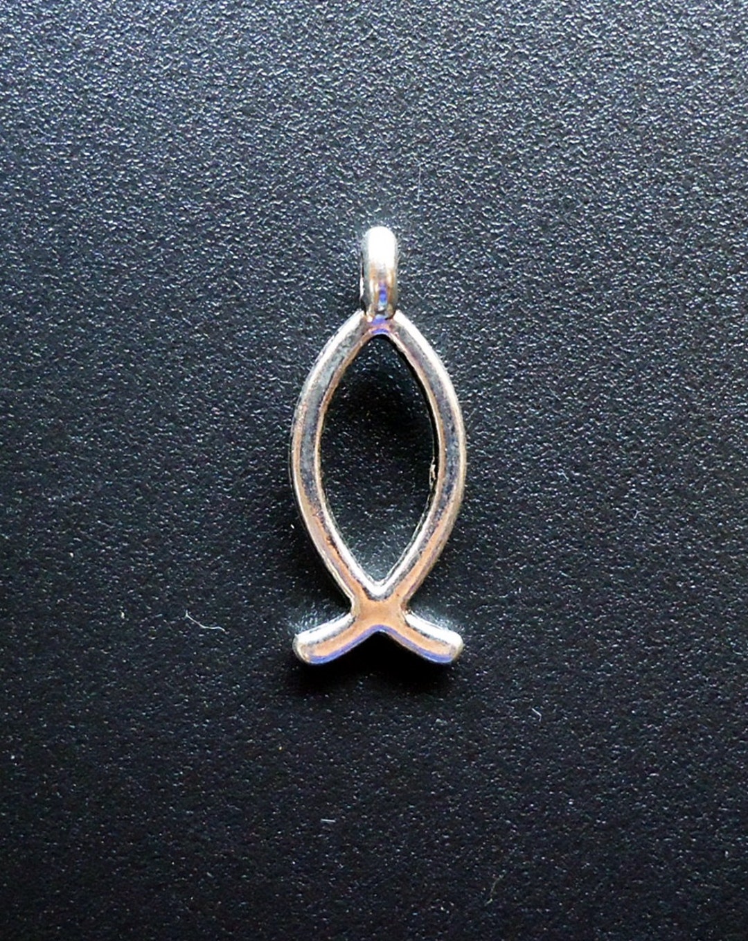 Christian Fish Symbol - Ichthys - Jesus Fish - Antique Silver Charms - Etsy