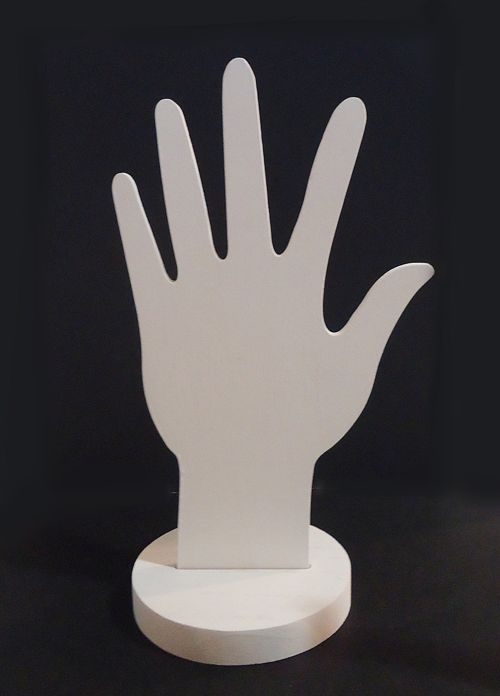 Wooden Hand Display for Rings and Bracelets White - Etsy