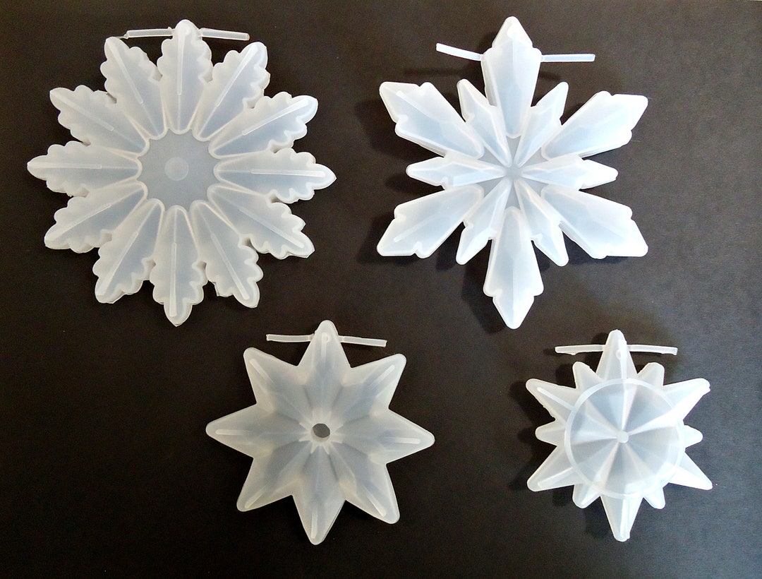 Snowflake Molds, Silicone Molds for Resin Christmas Ornaments - Etsy
