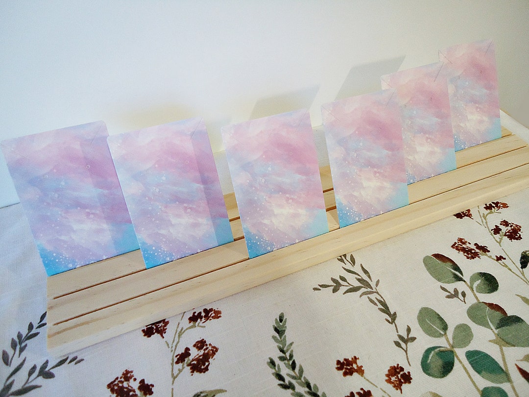 Wooden Slat Board for Earring Cards, Slat Board Base Earring Card ...