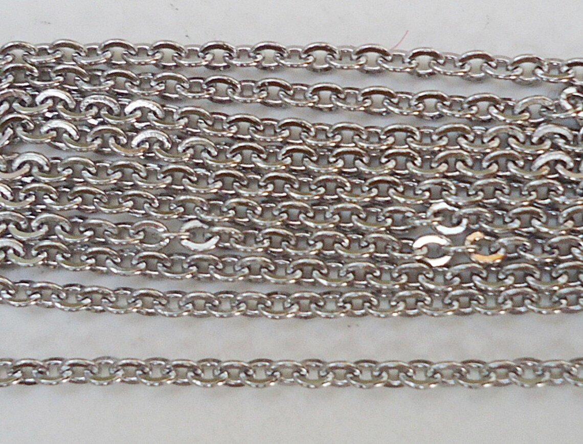 24" Stainless Steel Chains - 24" Long X 1.5mm Wide - Choose Your ...