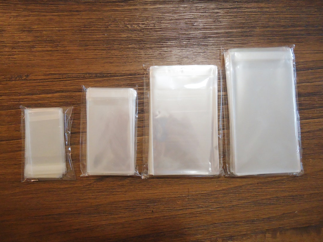 Polypropylene Cello Bags for Small Items, Packs of 100, 1.5"x2", 2"x3 ...
