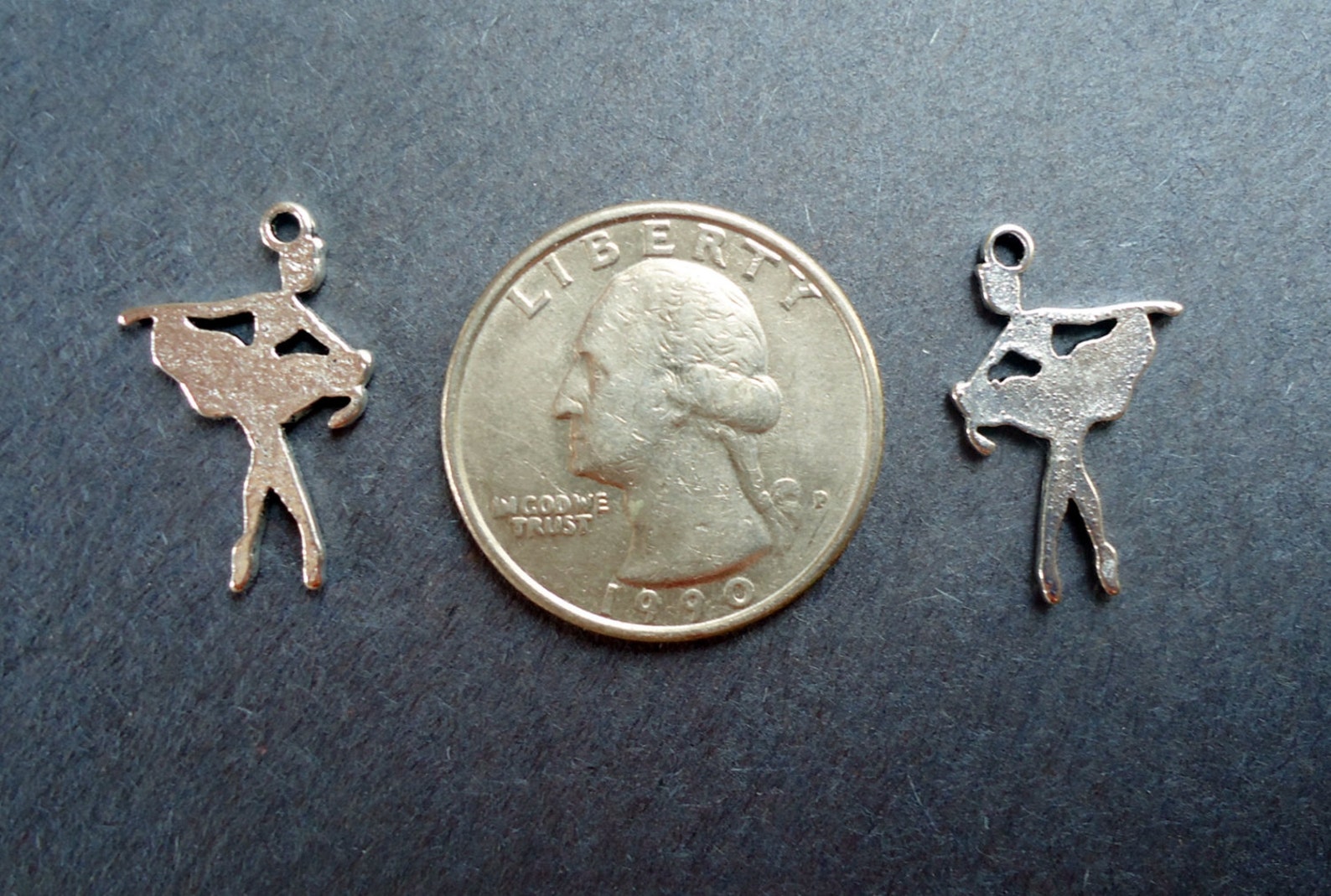 Dancer Charm / Pendant Set of 12 Antique Silver Ballet - Etsy