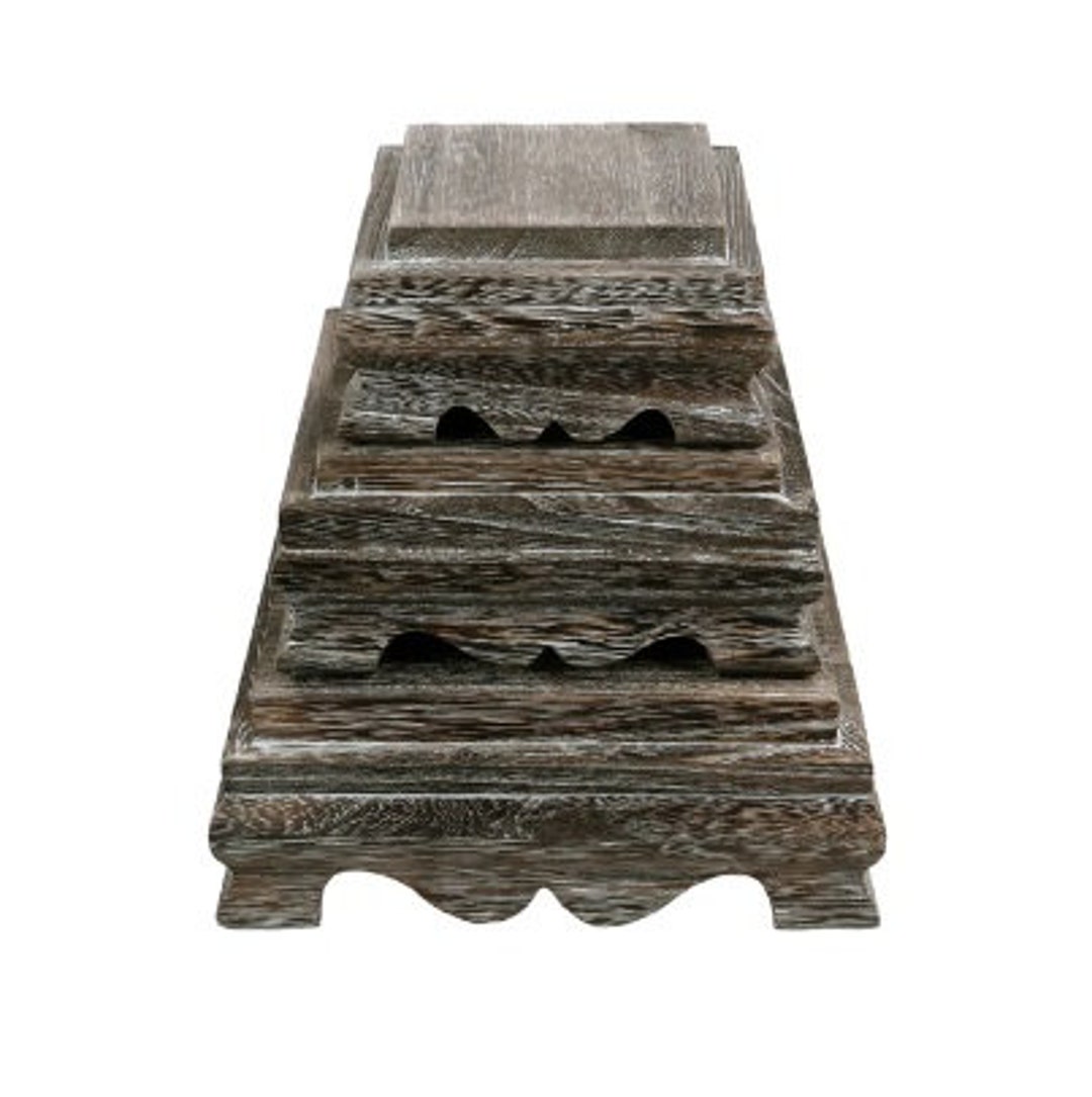 Farmhouse Risers, Cake Risers, Square, Brown and Weathered Brown, - Etsy