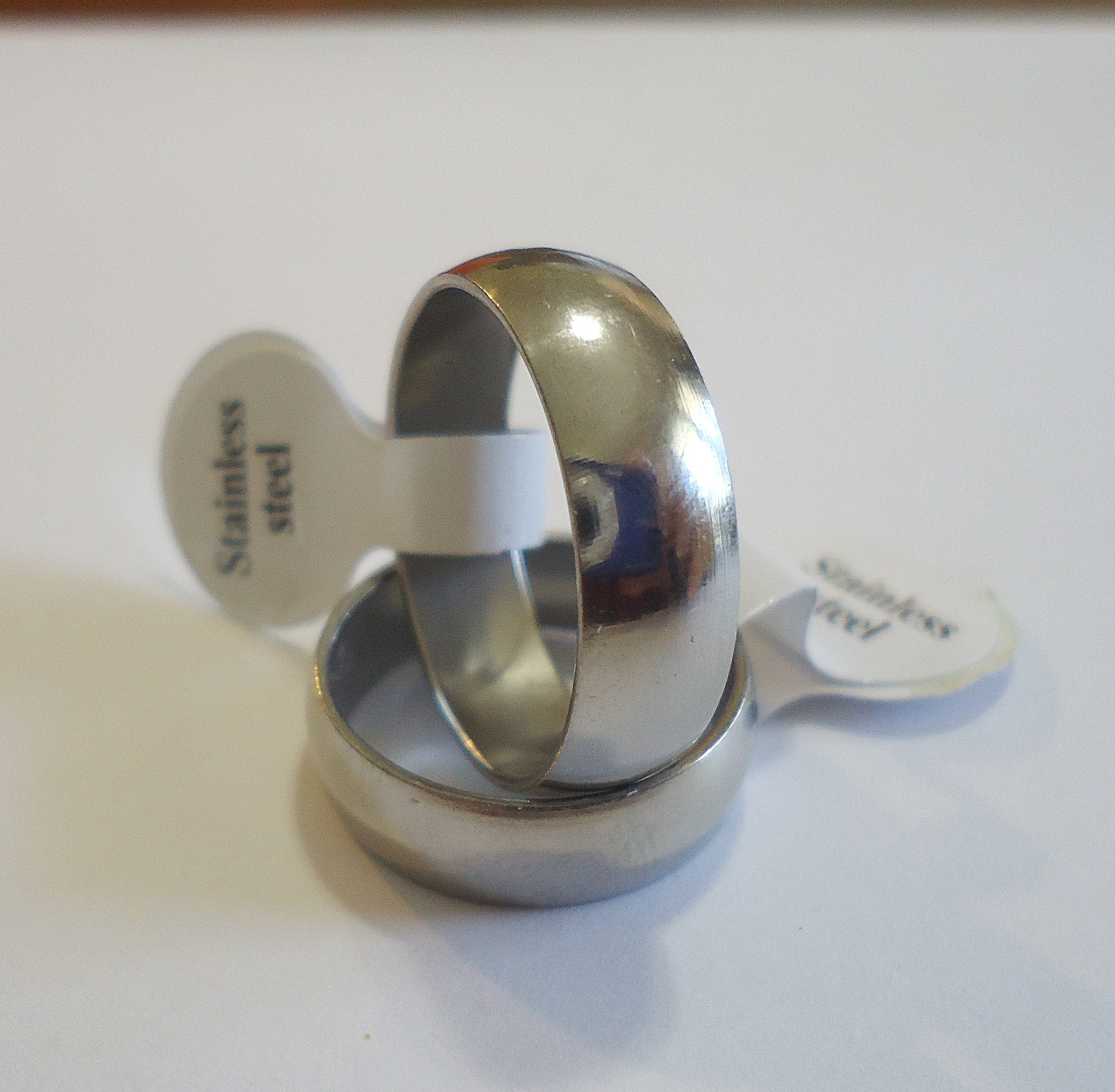 Stainless Steel Ring Blanks 6mm Band Size 7 8 9 10 Inner - Etsy