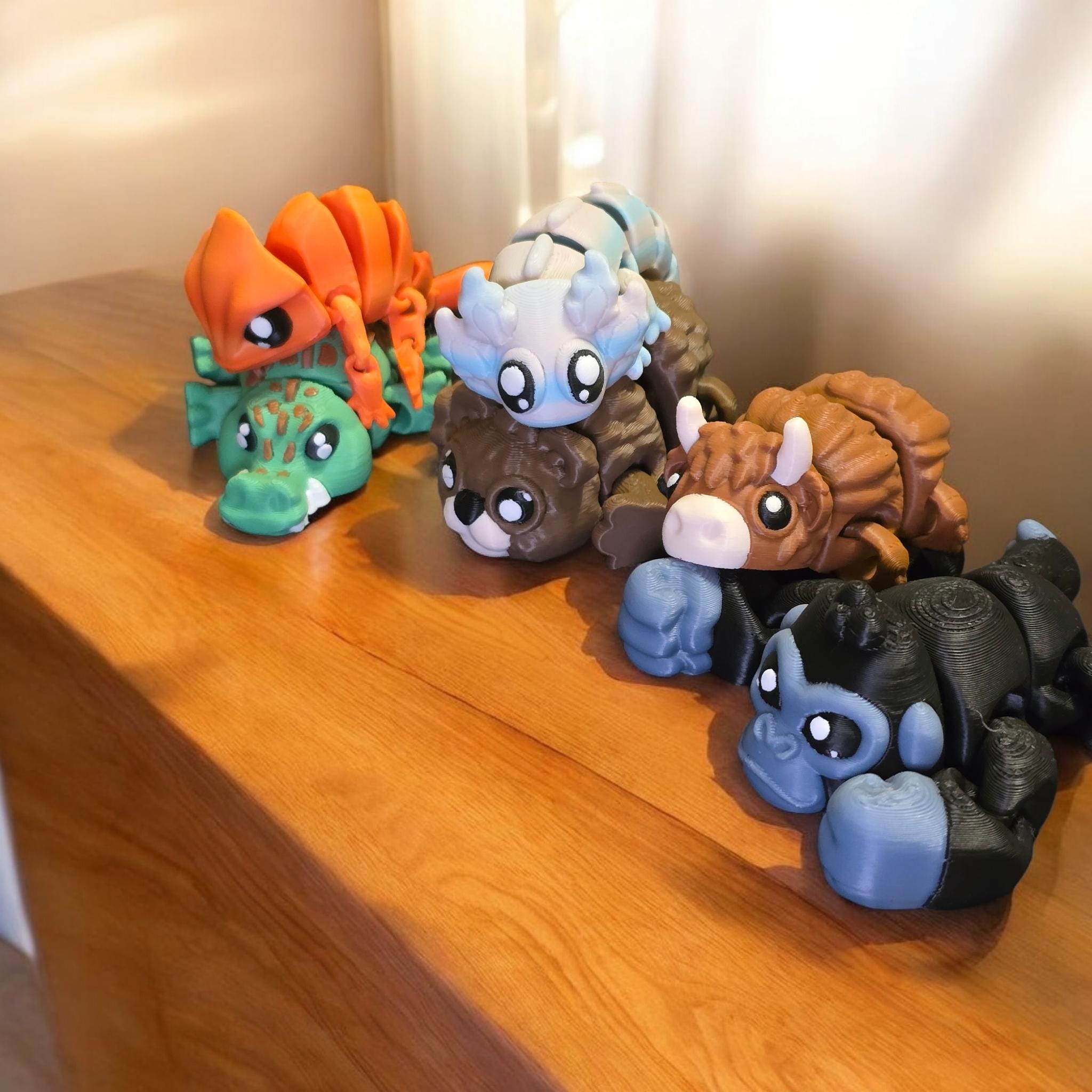 Articulated Cave Critters | 17+ Sensory Fidget Animals | 3D Printed Toy ...