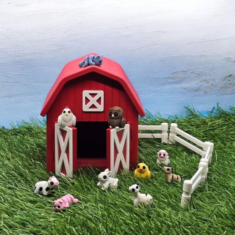 Barn Prints Set of 3 - Etsy