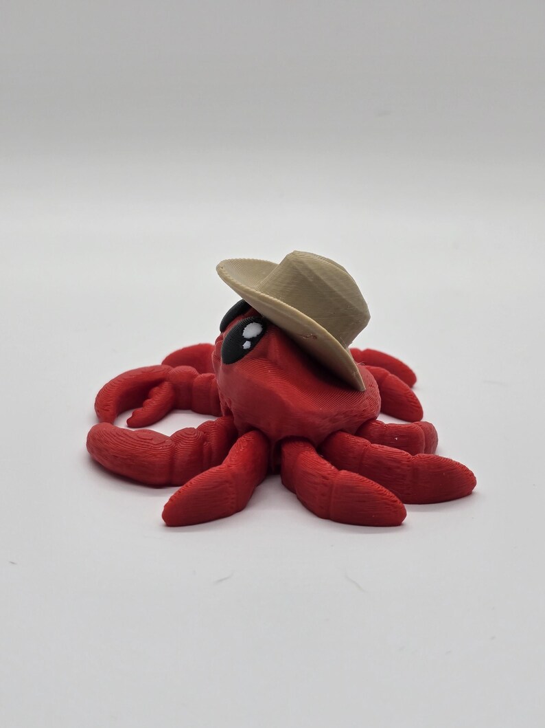 Cowboy Crab - Articulated 3D Printed Sensory Fidget Toy - Etsy