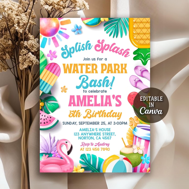 Preppy Invitation - Etsy