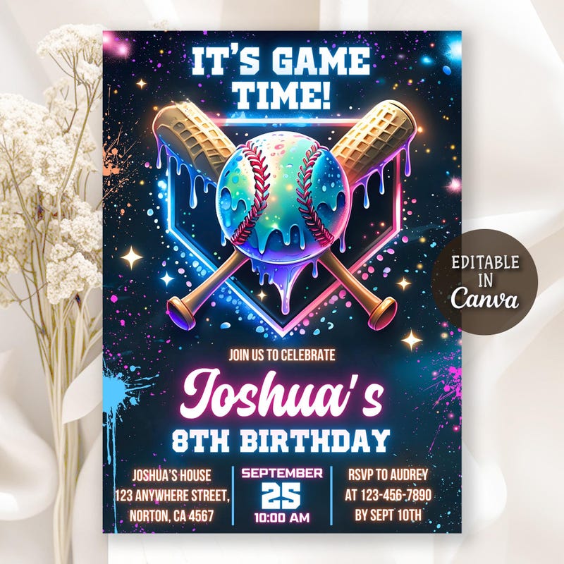 Birthday Party Drip - Etsy