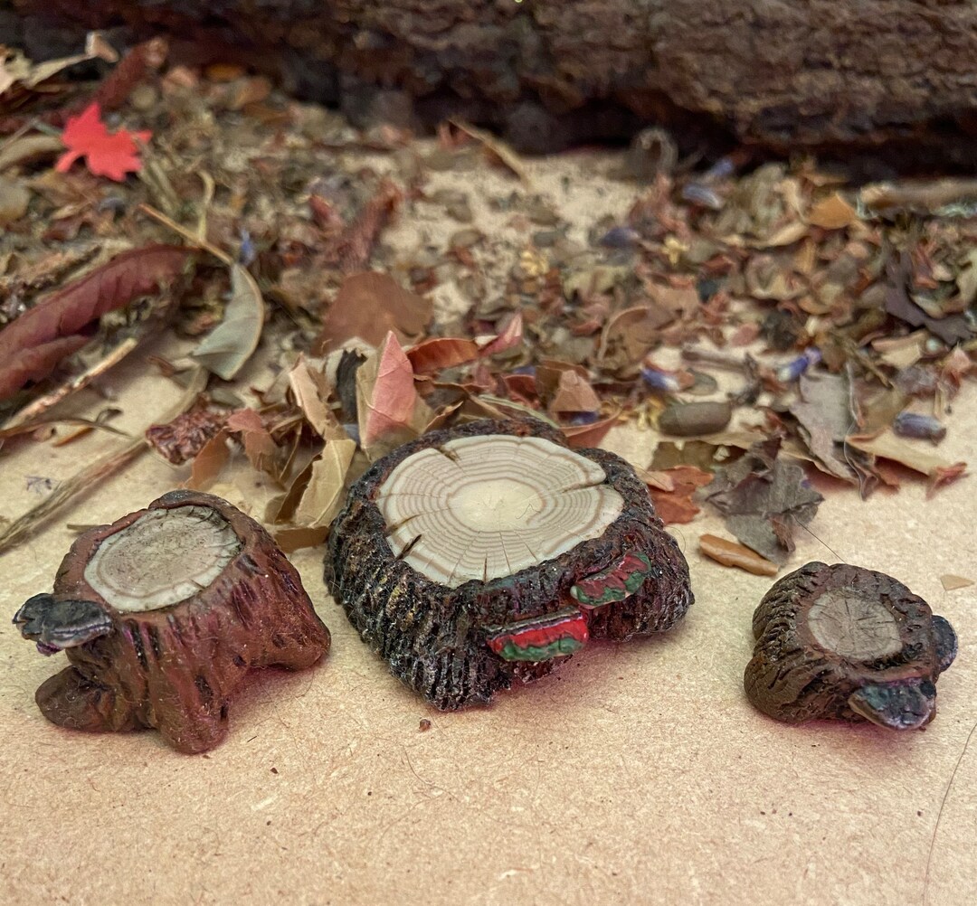 Tree Stumps Dollhouse 12th or 1/24 Scale Hand Scuplted - Etsy