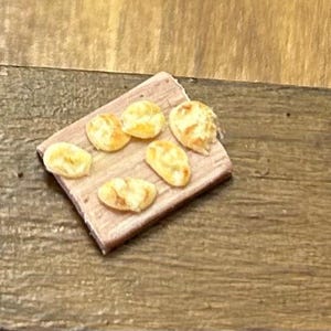 Miniature Tudor Food Elderflower Cheese and Egg Fritters 1/48 Scale ...