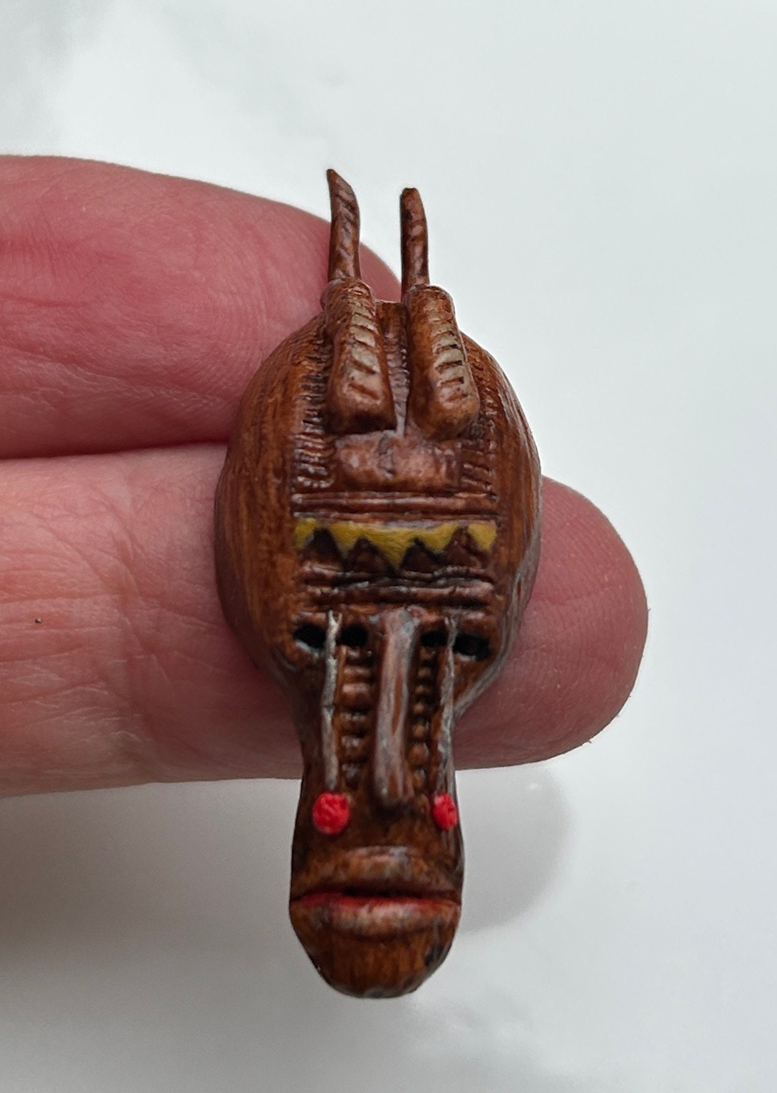 Dollhouse Miniature African Masks 1/12 Scale Hand Made - Etsy